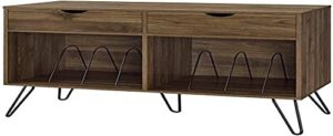 novogratz concord computer desk with storage, walnut