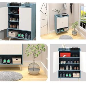 GDLMA Storage Cabinet, Blue Sideboard,Multi-Function Shoes Case for Hallway,Dining Room,Kitchen or Bedroom