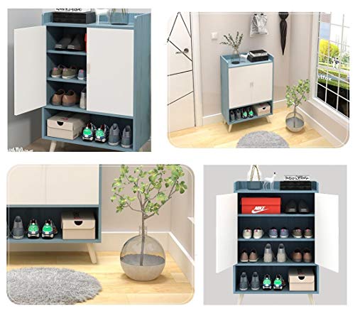 GDLMA Storage Cabinet, Blue Sideboard,Multi-Function Shoes Case for Hallway,Dining Room,Kitchen or Bedroom