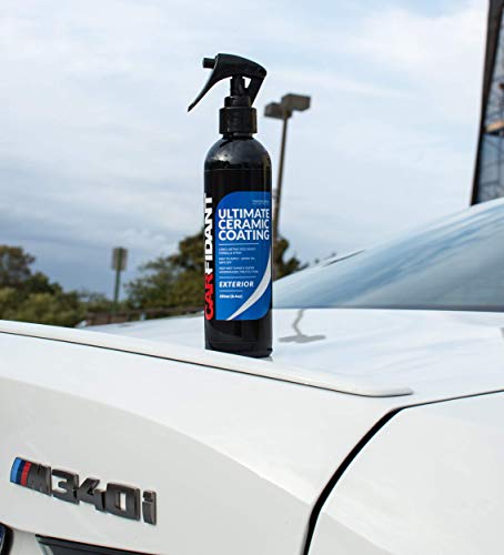 Carfidant Scratch & Swirl Remover + Ceramic Coating Spray - Polish & Paint Restorer, Repair Scratches & Seal Paint with Ceramic Car Wax Spray