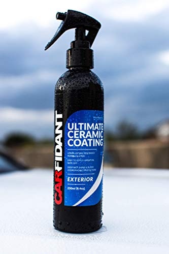 Carfidant Scratch & Swirl Remover + Ceramic Coating Spray - Polish & Paint Restorer, Repair Scratches & Seal Paint with Ceramic Car Wax Spray