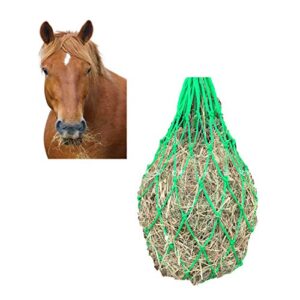 luaury slow feed hay net for horse right size stuff