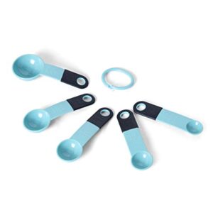 kitchenaid classic measuring spoons, 2-pack, aqua