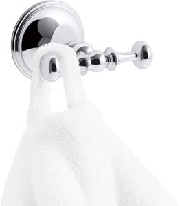 kohler k-26525-cp decorative towel hook, polished chrome