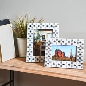 Main + Mesa Resin Photo Frames, Set of 2 (4x6” and 5x7”)