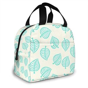 Leaves Leak Proof and Reusable refrigerated Lunch Bag - Durable Compact Office School Lunch Box for Women, Men