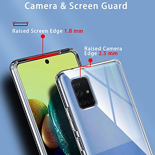 ANNSD Samsung A71 5G Case, Scratch Resistant & Anti Slip Crystal Clear Soft TPU Slim Fit Case for Samsung Galaxy A71 5G/A71 5G SM-A716 Phone(NOT Fit with A71 4G SM-A715F/DS)(Clear)