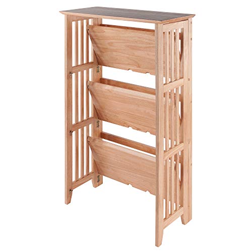 Winsome Wood Mission Shelving, Natural & Wood Mission Home Office, Natural