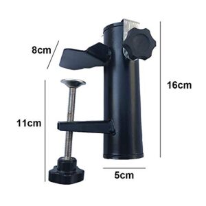 GFULLOV Umbrella Holder Fishing Universal Waterproof Home Balcony Patio Parasol Chair Clamp Fixed Clip Rainy Day Courtyard Portable Mount Beach Garden