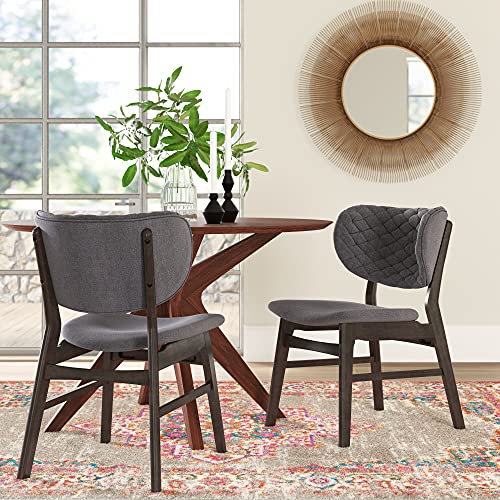 Sunpan Modern Dining Chair, Dark Grey