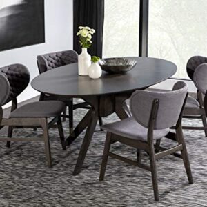 Sunpan Modern Dining Chair, Dark Grey