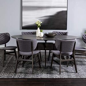 Sunpan Modern Dining Chair, Dark Grey