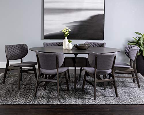 Sunpan Modern Dining Chair, Dark Grey