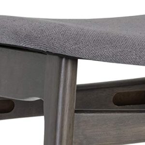 Sunpan Modern Dining Chair, Dark Grey