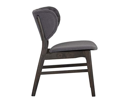 Sunpan Modern Dining Chair, Dark Grey