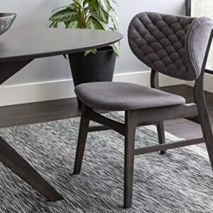 Sunpan Modern Dining Chair, Dark Grey