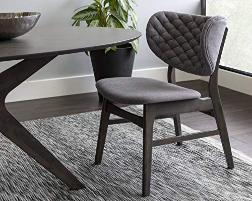 Sunpan Modern Dining Chair, Dark Grey