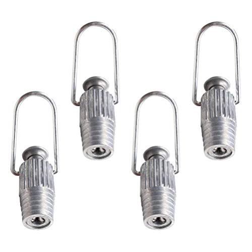 TOPBATHY 4pcs Clothesline Tightener Sunline Line Tight Grips Tools Aluminium for Pulleys and Fixed Clothes Lines Household Laundry Supplies