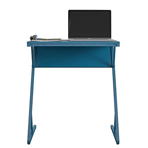 Novogratz Regal Accent, Blue Table/Laptop Desk