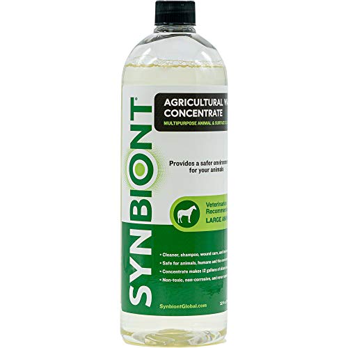 SYNBIONT AGRICULTURAL WASH Ag Wash: 32 .oz Concentrate Horse Shampoo pet Supplies Dog Shampoo Horse tack wash