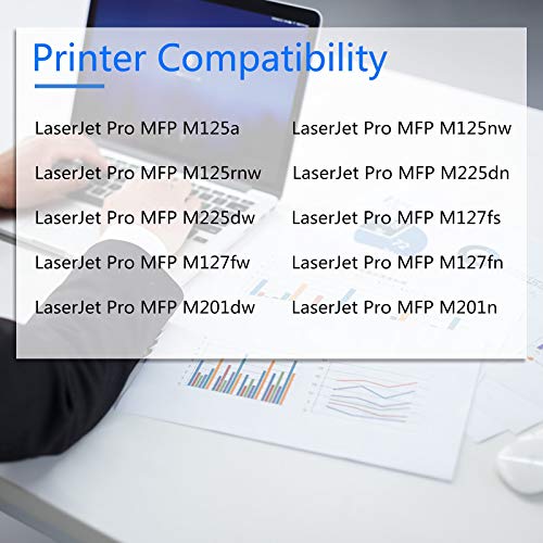 Cruxer Compatible Toner Cartridge Replacement for HP 83A CF283A use with Laserjet Pro M201n M201dw M125fn M125fw M127fn M127fw M225dn M225dw M225rdn Series Printer (Black, 1-Pack)