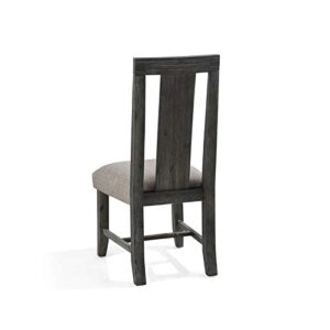 Modus Furniture Dining Chair, Set of 2, Meadow - Graphite