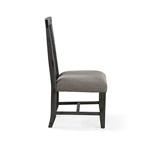 Modus Furniture Dining Chair, Set of 2, Meadow - Graphite