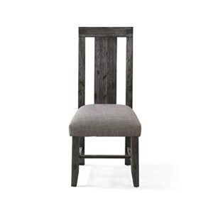 Modus Furniture Dining Chair, Set of 2, Meadow - Graphite