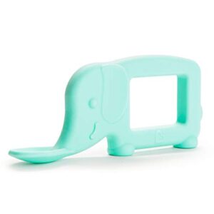 Munchkin® The Baby Toon™ Silicone Teether Spoon, Elephant, Mint (As Seen On Shark Tank)