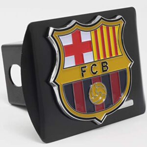 FC Barcelona Hitch Cover Black with Color Logo