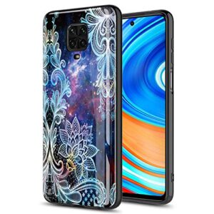 GORGCASE for Redmi Note 9S Case, Xiaomi Redmi Note 9 Pro/Note 9 Pro Max, Slim Graphic Fashion IMD Design Anti-Scratch Shook-Proof Armor Cute Teen Boy Girls Women Drop Protective Cover Flower