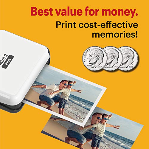 KODAK All-New Mini 2 Plus Bluetooth Portable Photo Printer with 4Pass Technology - Yellow