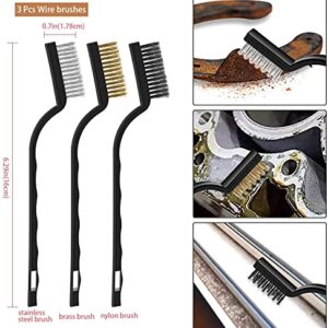 Nolimas 12Pcs Car Wheel & Tire Brush Kit,Including 17inch Long Wheel Brush,Short Handle Tire Brush,5pcs Detailing Brushes Kit & 3pcs Wire Brushes for Cleaning Car Wheels & Interior Exterior