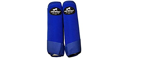 TGW RIDING Equine Sports Medicine Ventech Elite Front Leg Boot, Pair (Royal Blue, M)