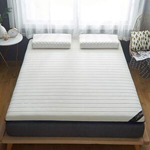 100% natural latex mattress,breathable super soft foldable tatami mattress for single double guest bedroom kids room white 100x200cm(39x79inch)