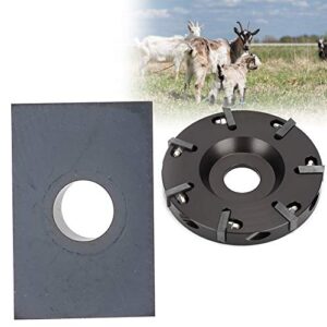 hoof cutter disc metal accessory livestock sheep cattle horses hoof trimming disc plate tool (metal)