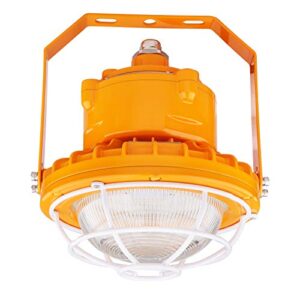 60w led explosion proof light, ul 844 certified class i division ii high bay warehouse lighting, 8400 lumens 240w equivalent, 5700k daylight, ip66 waterproof, 3/4" npt/bracket installation