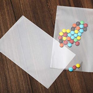 50 pcs Clear 9" x 12" Flat Cello Cellophane Bags Poly Treat Bags 2.8 mils for Gift Wrapping, Bakery, Cookie, Candies, Toast, Dessert, Party Favors Packaging with Color Twist Ties!