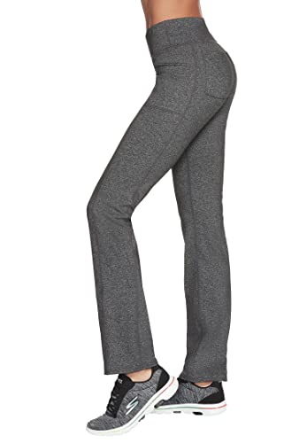 Skechers Women's GO Walk Pant, Heathered Gray, Large