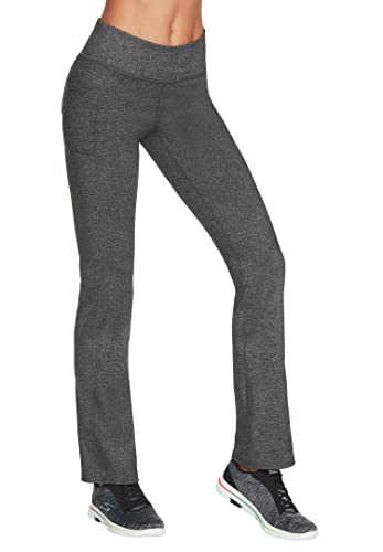 Skechers Women's GO Walk Pant, Heathered Gray, Large