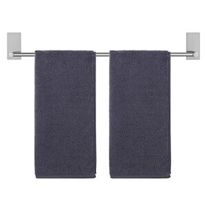 kes self adhesive towel bar, no drill towel bar 24-inch for bathroom towel hangers stick on sticky towel holder sus304 stainless steel rustproof brushed finish, a7000s60b-2