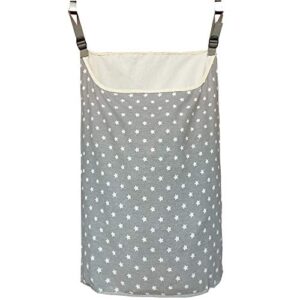 hdhyk adjustable door hanging laundry basket-hanging laundry hamper bag with free door hooks