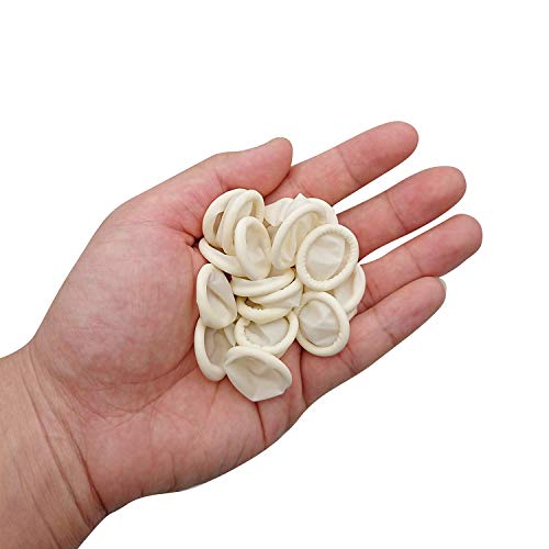 Medium Disposable Latex Finger Cots Anti Static Rubber Fingertips Protective Finger cots for Electronic Repair, Handmade, Industrial Apply 333 Pcs.