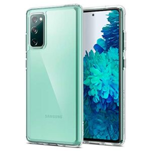 spigen ultra hybrid designed for samsung galaxy s20 fe 5g case (2020) - crystal clear