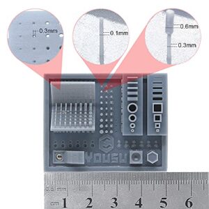 YOUSU iForm Standard LCD 3D Printer Resin, 1kg 405nm UV Curing Standard photopolymer Resin for LCD 3D Printing, High Resolution & Low Odor 3D Printing Liquid, Gray Color.