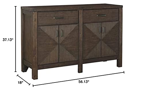 Signature Design by Ashley Dellbeck Dining Room Server, Brown