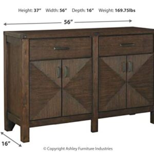 Signature Design by Ashley Dellbeck Dining Room Server, Brown