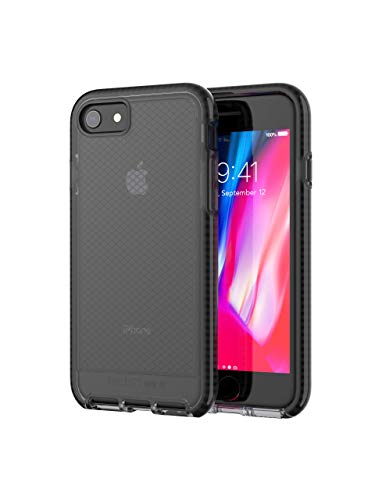 Tech21 Evo Check for iPhone SE 2022 (3rd Gen), SE 2020, 7/8 Phone Case with Ultra-Protective Phone Case with 16ft Multi-Drop Protection