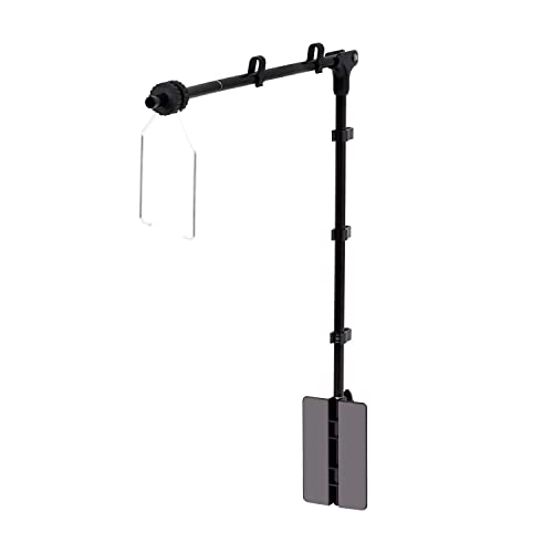 OIIBO Reptile Lamp Stand, Reptile Heat Lamp Stand Adjustable Height Hanging Lamp Fixture Holder for Reptile Terrarium Tank UVB Heating Light