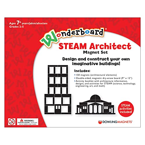 Dowling Magnets Wonderboard STEAM Architect Magnet Set Small